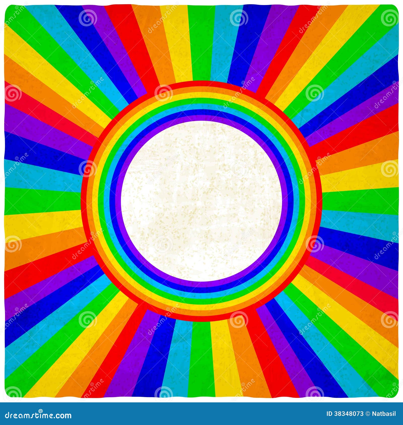 Rainbow old background stock vector. Illustration of concept - 38348073