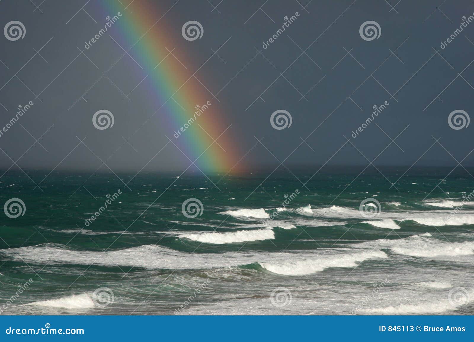 Rainbow Over Cataratas Del Iguazu Waterfall, Brazil Stock Photography ...