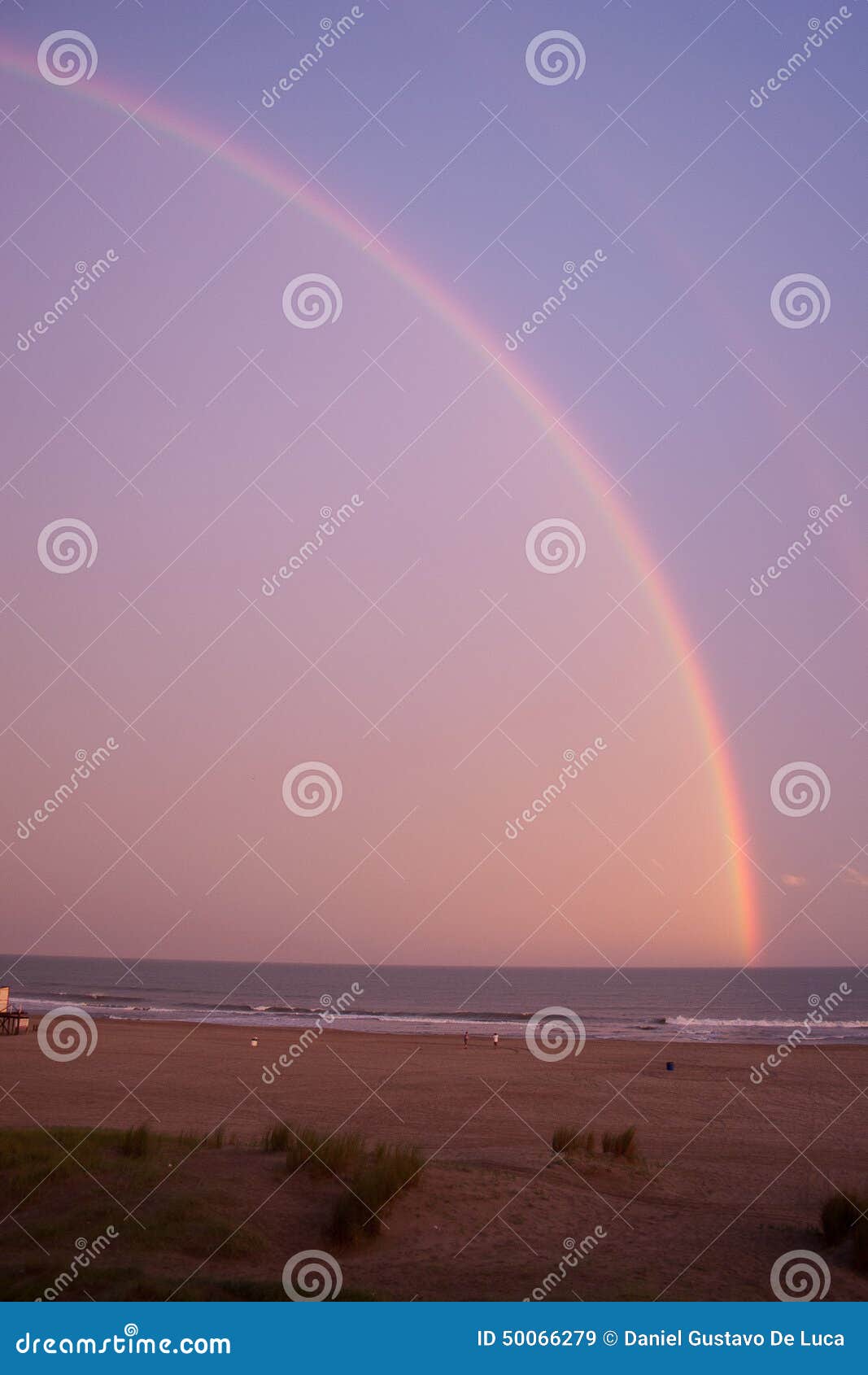 Rainbow Over the Sea after Storm Stock Image - Image of landscape ...