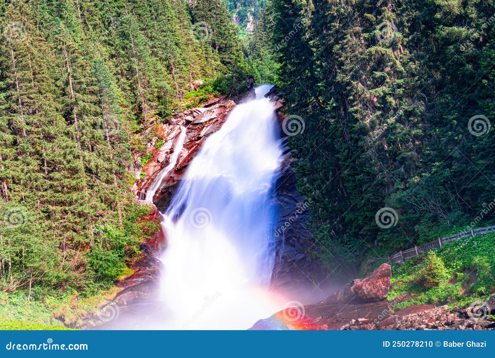Krimml Waterfall stock photo. Image of europe, waterfall - 250278210