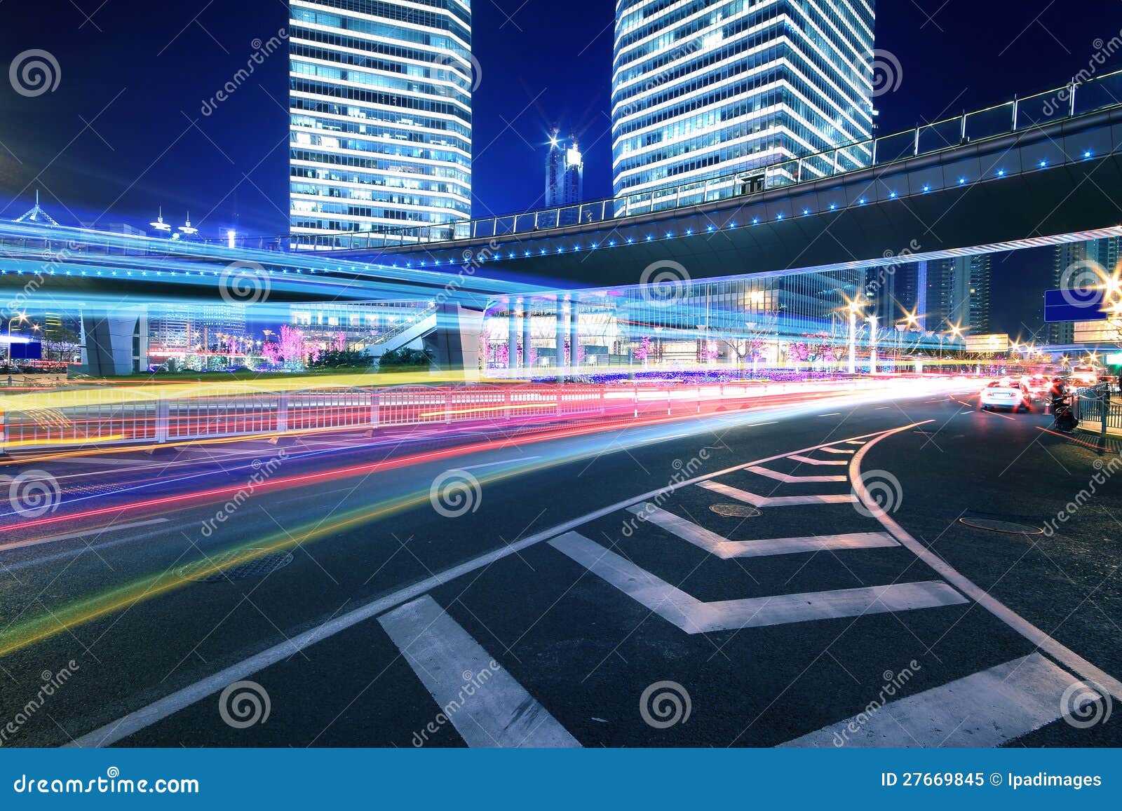 Highway At Night Royalty-Free Stock Photo | CartoonDealer.com #16366053