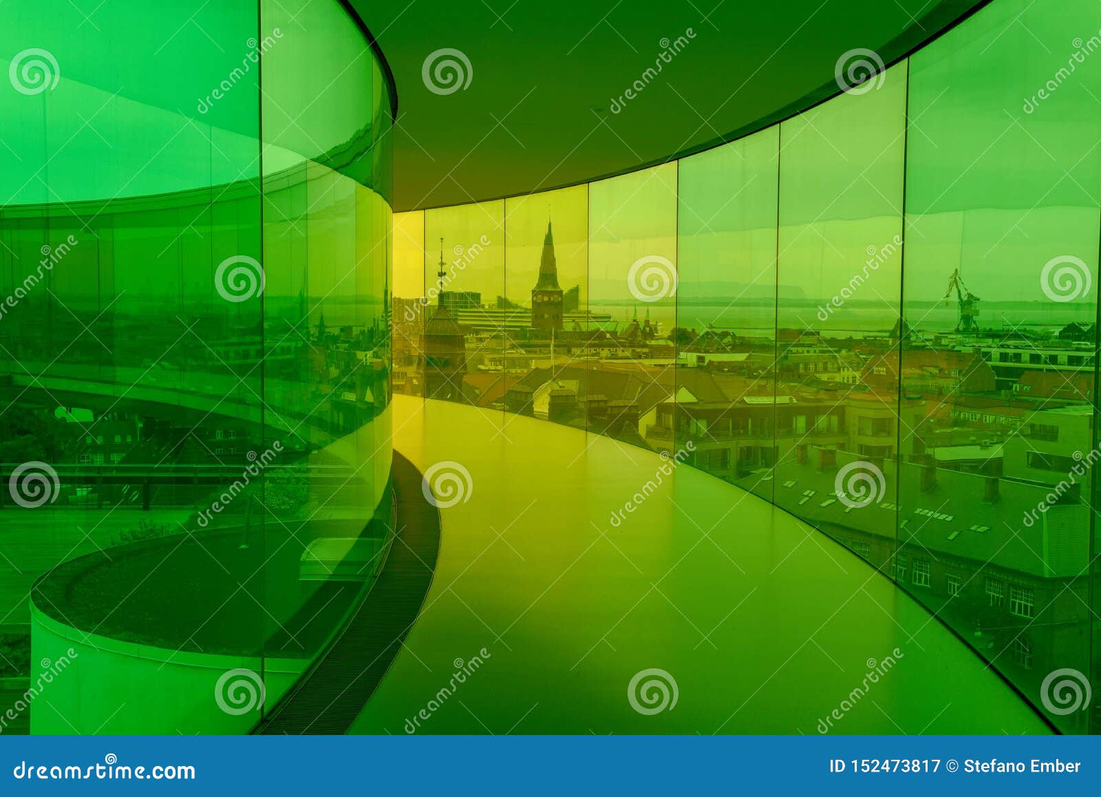 The Rainbow Panorama of ARoS Art Museum at Aarhus, Denmark Editorial ...