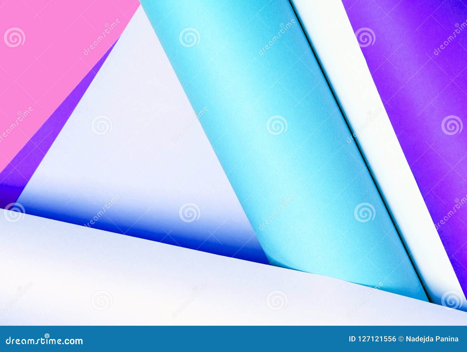Rainbow Paper Background, Colorful Paper Stock Photo - Image of graphic ...