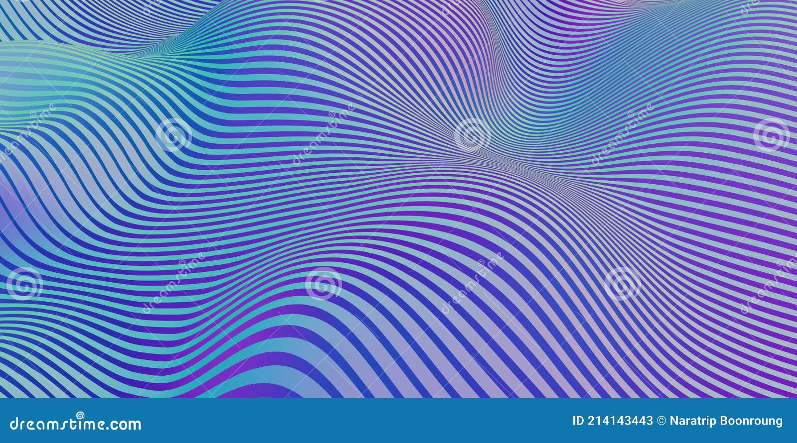 Rainbow Parallel Lines Distorted Shape Curve Rainbow Colored Plastic ...