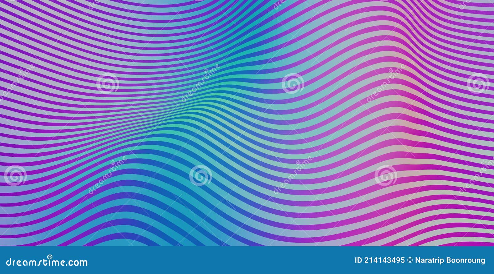 Rainbow Parallel Lines Distorted Shape Curve Rainbow Colored Plastic ...