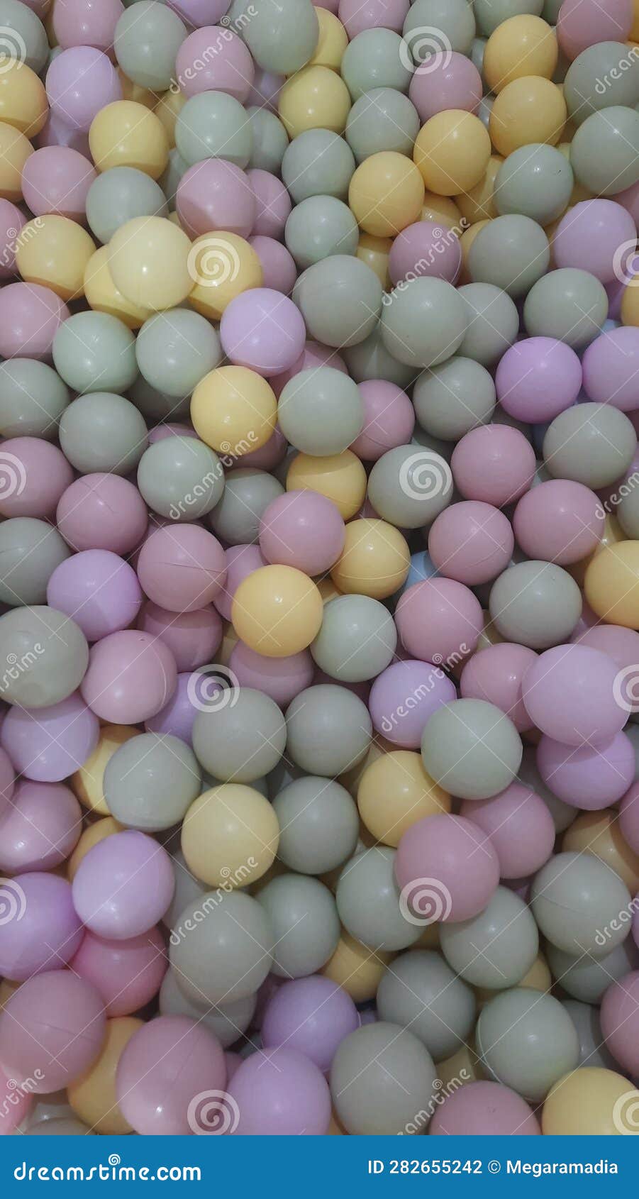 Rainbow Pastel Ball at Theme Playground Stock Photo - Image of rainbow ...