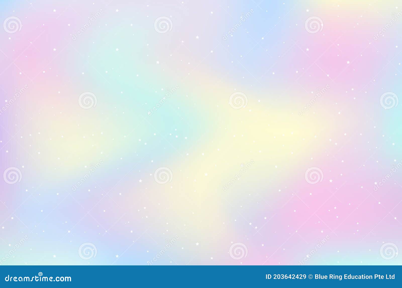 Rainbow Pastel Blurred Background Stock Vector Illustration Of