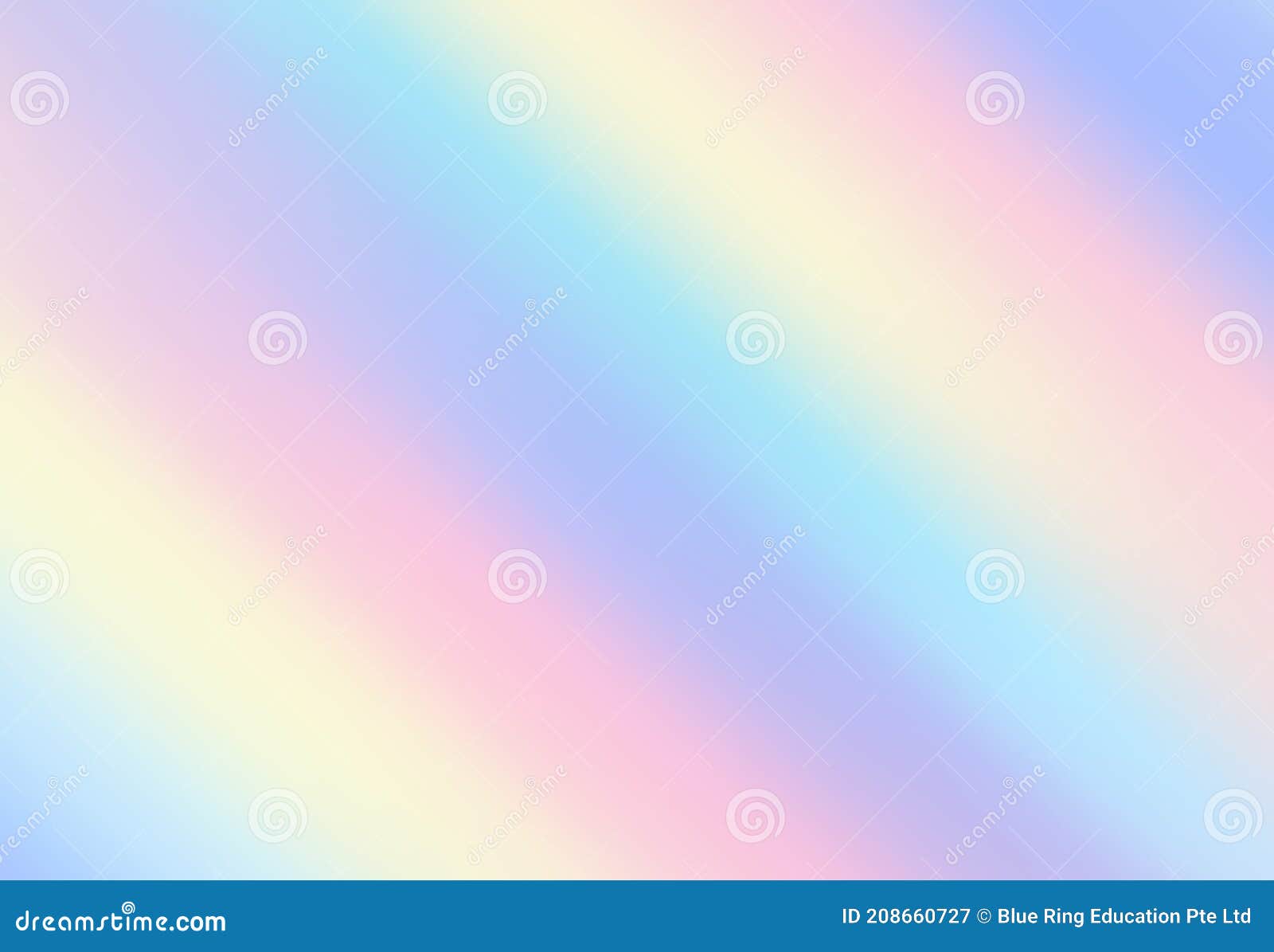 Rainbow Pastel Blurred Background Stock Vector Illustration Of