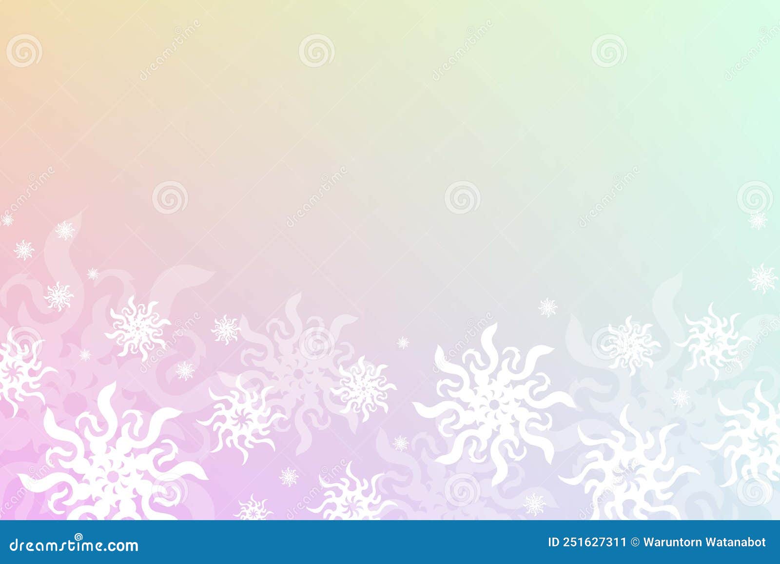 Rainbow Pastel Snow Light Bokeh Banner Background Stock Vector ...