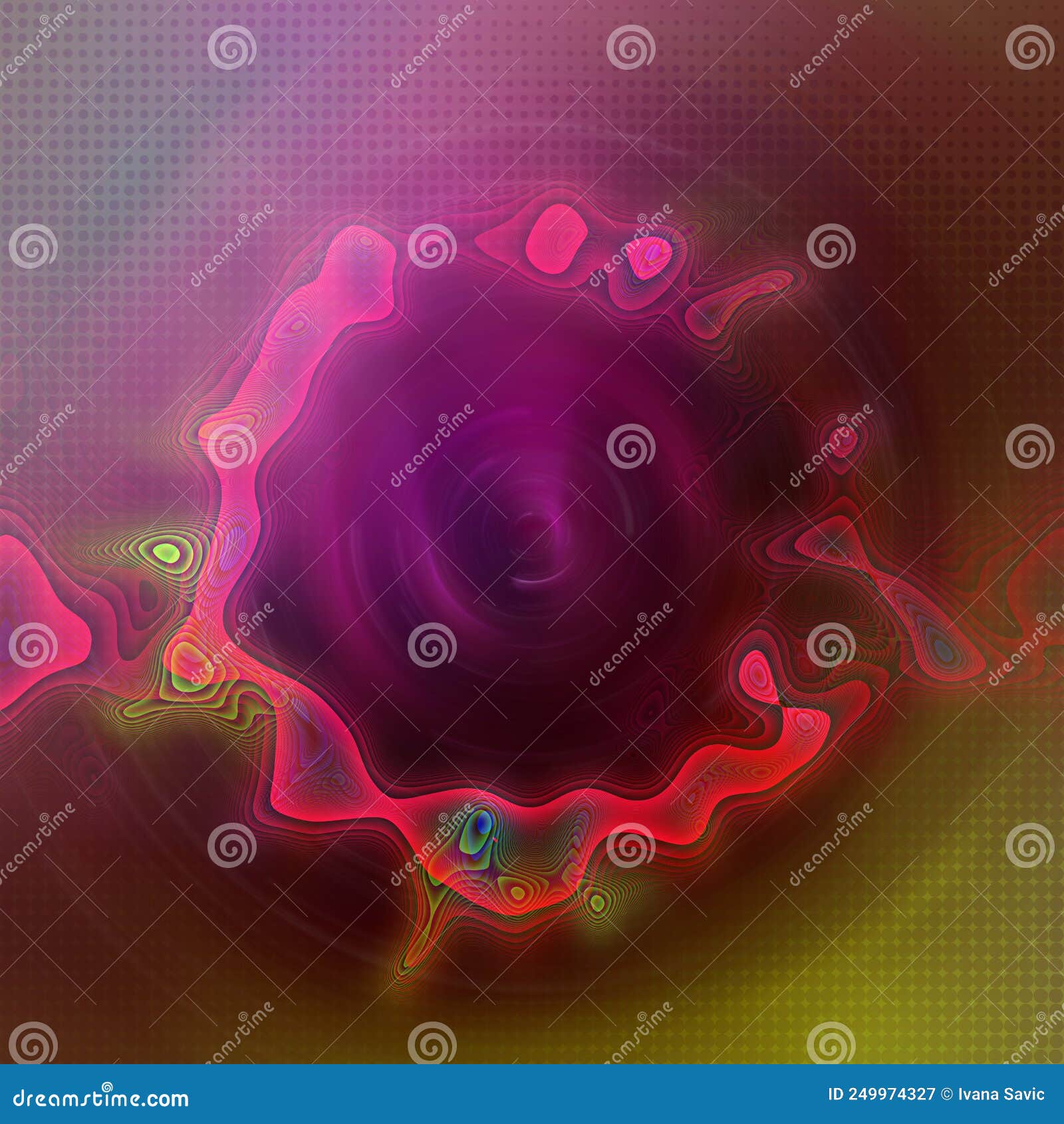 Rainbow Trippy Background. Iridescent Fluid Texture. Liquid Holographic ...