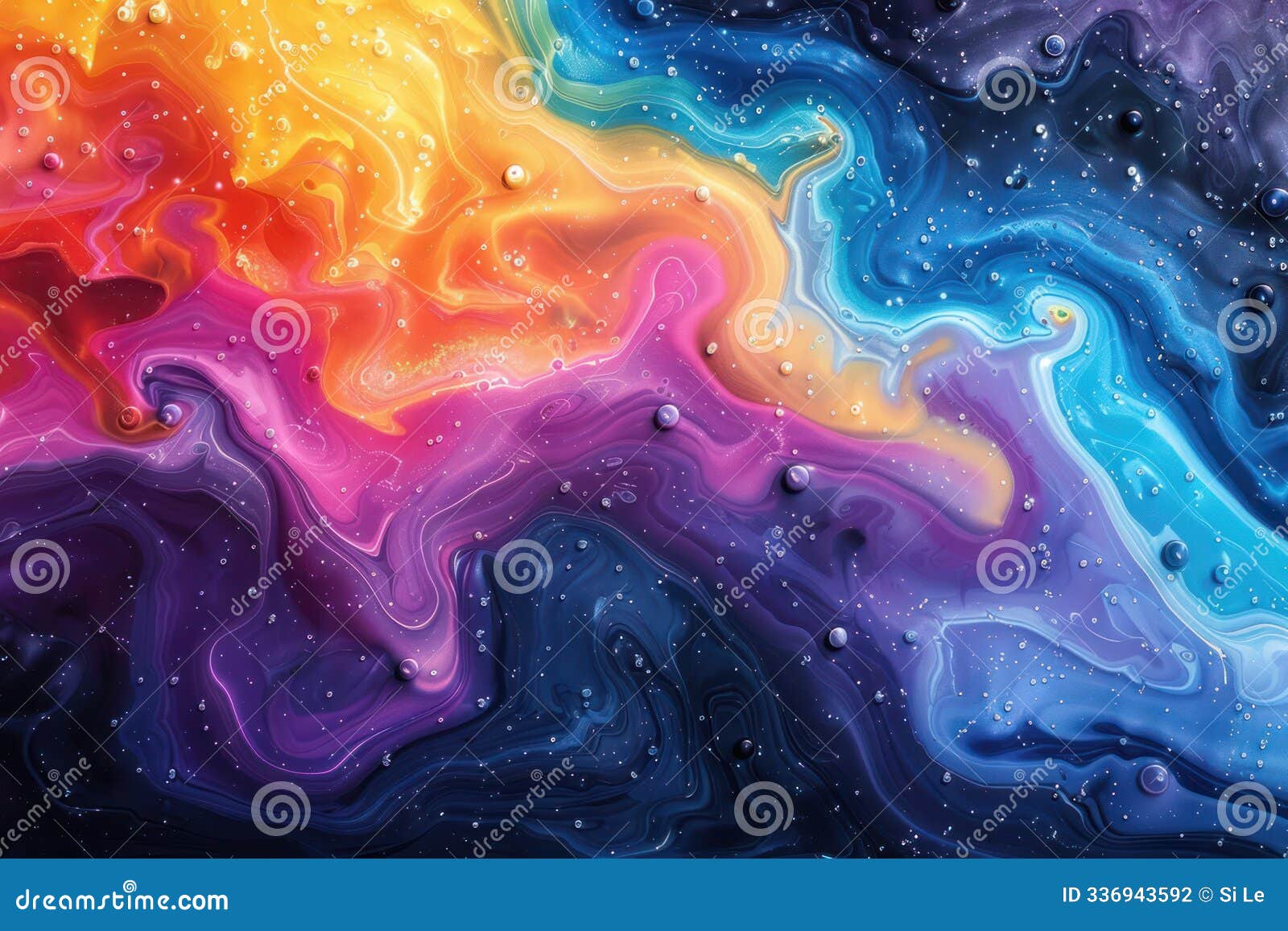 Rainbow Patterns Formed By Polarized Light On Clear Plastic Against A ...