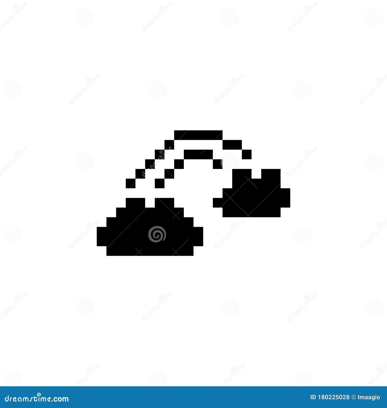 Rainbow. Pixel Icon. Weather Vector Illustration Stock Vector ...