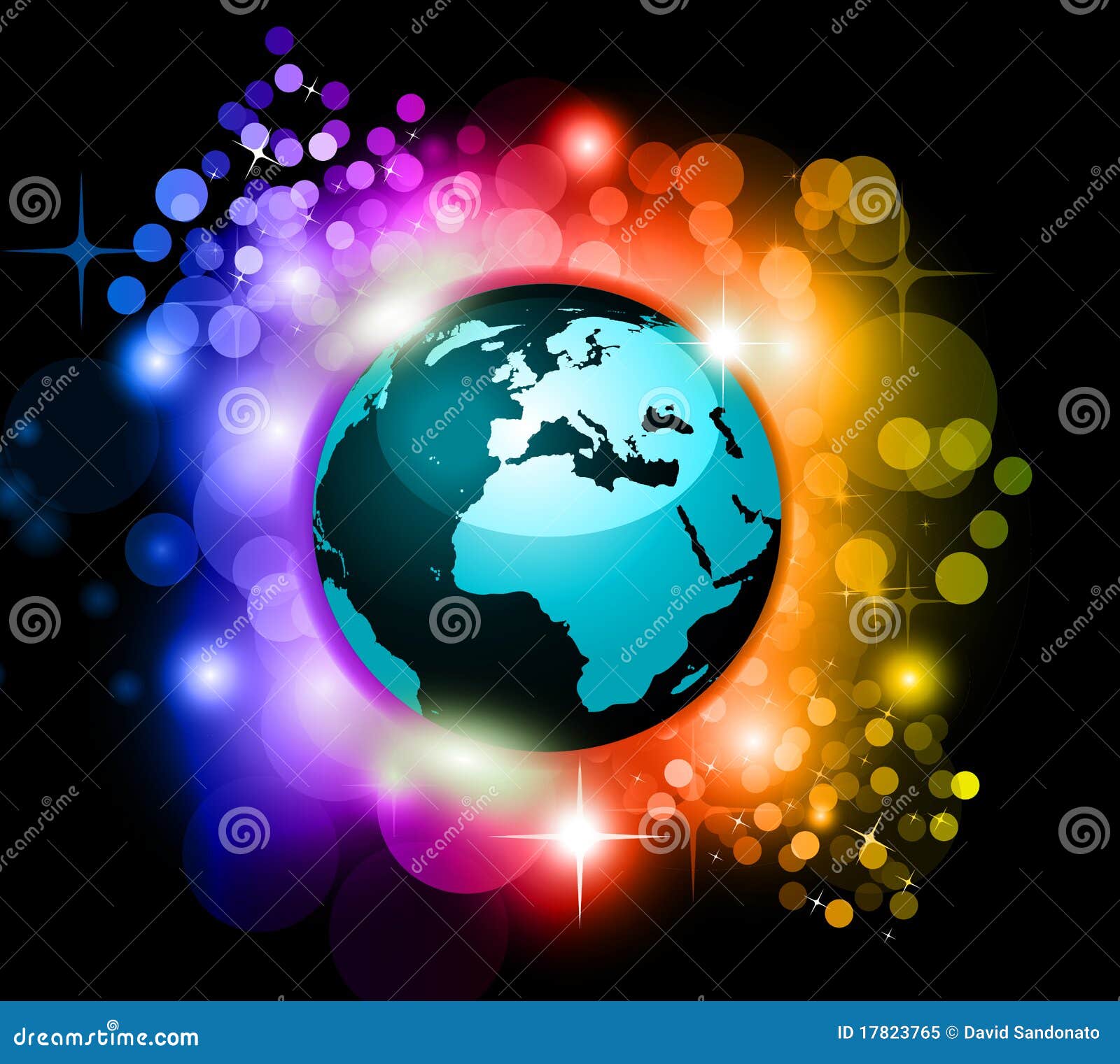 Rainbow Planet Sun Cartoon Decoration Icon Line Style | CartoonDealer ...