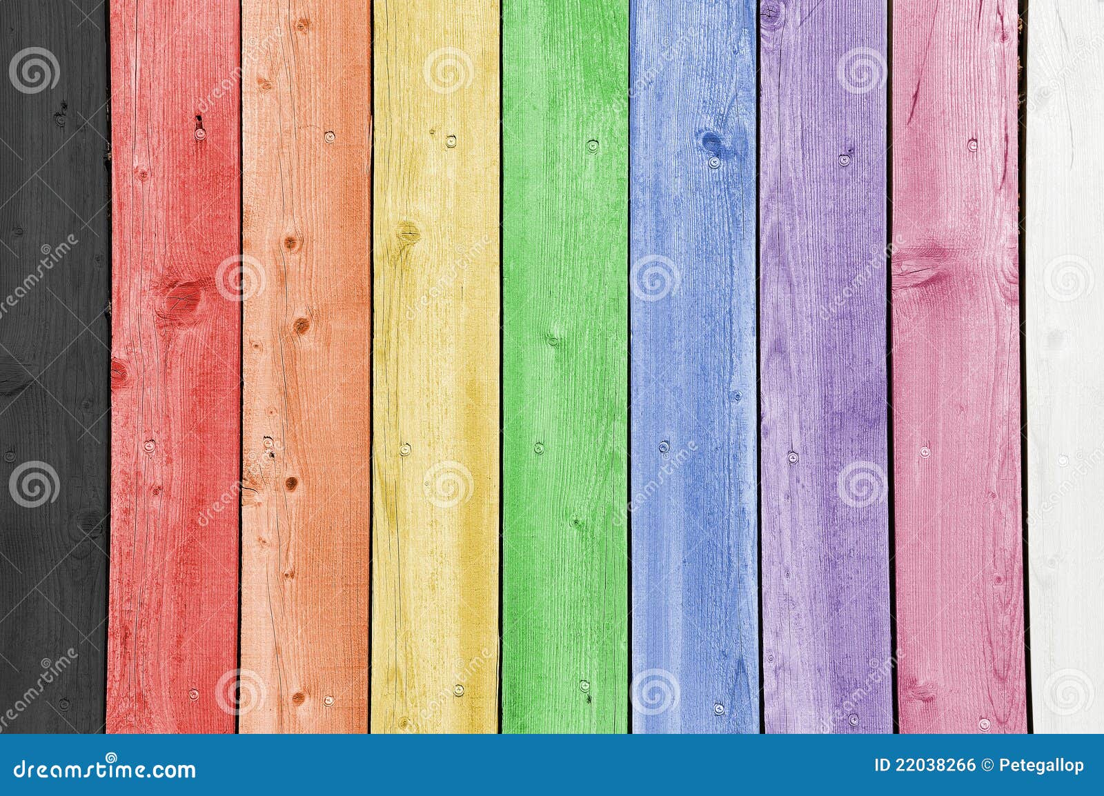 Rainbow Planks stock photo. Image of plank, wood, spectrum - 22038266