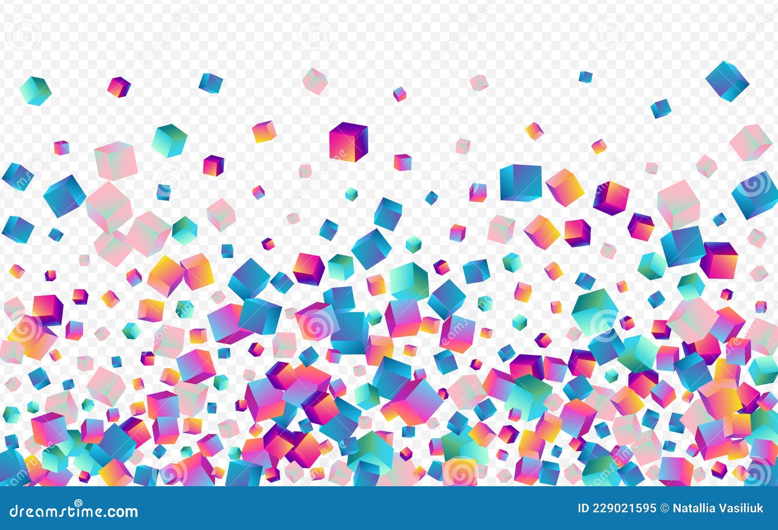 Rainbow Polygon Vector Transparent Background Stock Vector ...