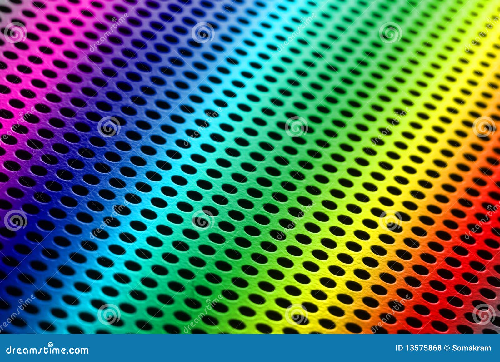 Rainbow Pressed Metal stock illustration. Illustration of rainbow ...