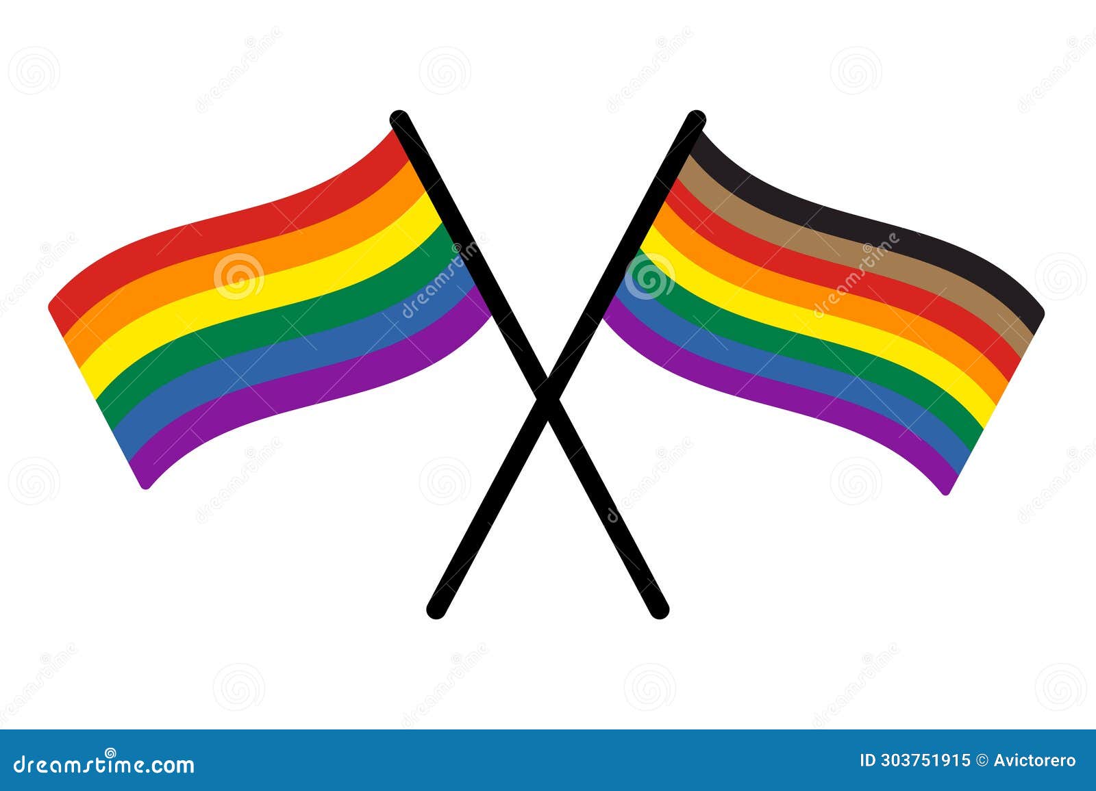 USA Flags Symbol Logos Set Cartoon Vector | CartoonDealer.com #194812917