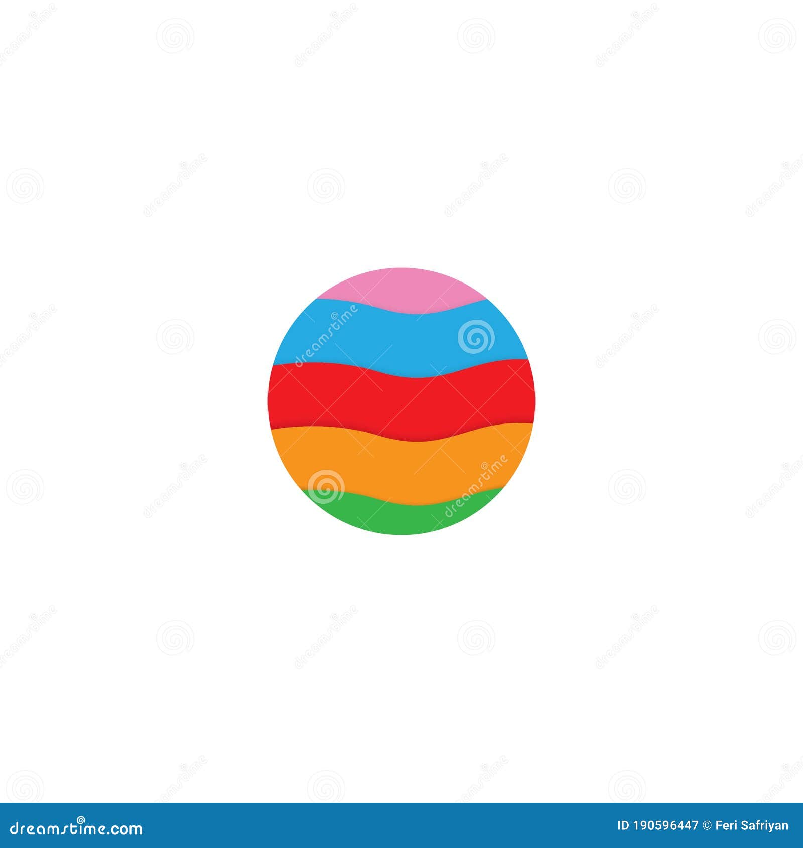 Rainbow Pride Logo Template Vector Stock Illustration - Illustration of ...