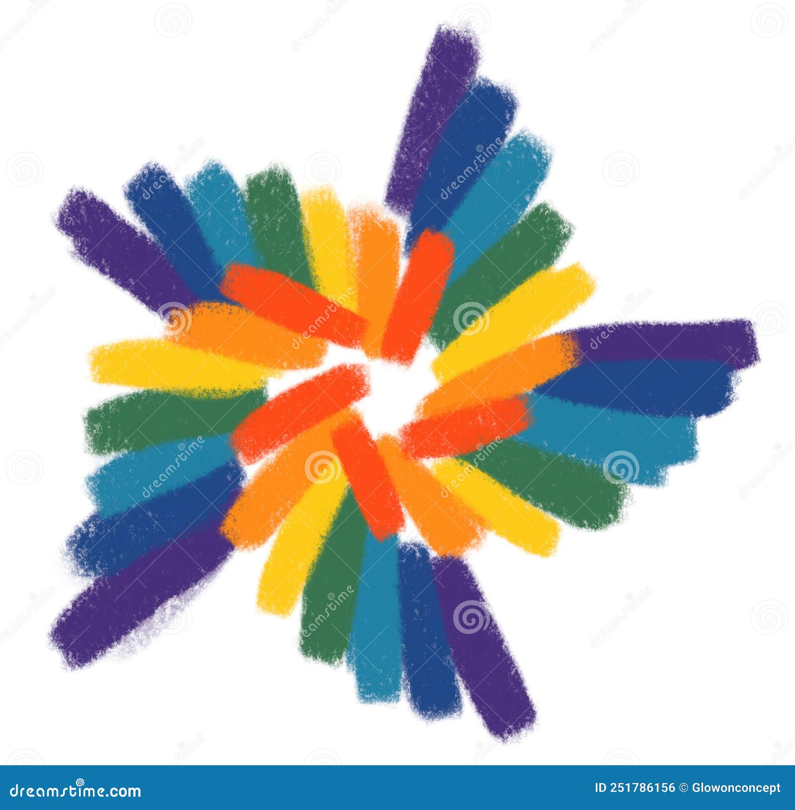 Rainbow Pride Modern Flower Background Decoration Lgbtq Element ...