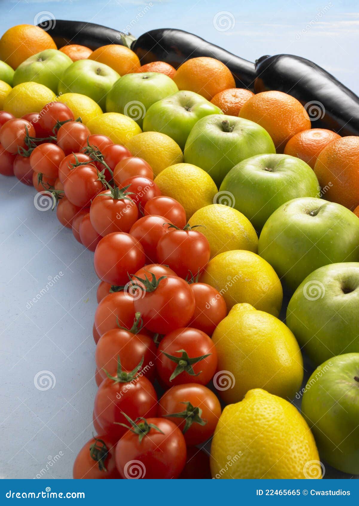 Rainbow Produce stock image. Image of oranges, fruit - 22465665
