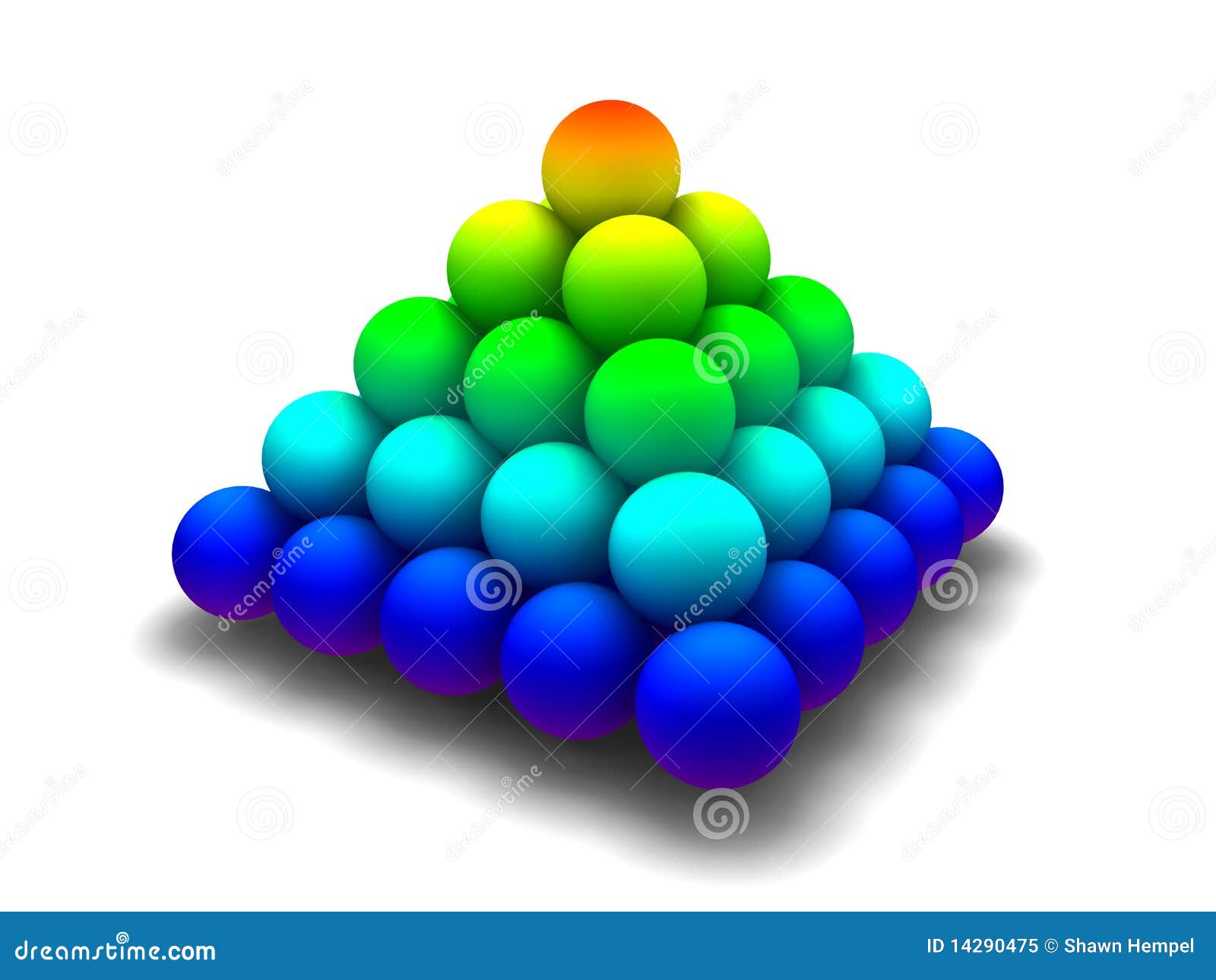 Spectral Pyramid: A Symphony Of Light Royalty-Free Stock Photography ...