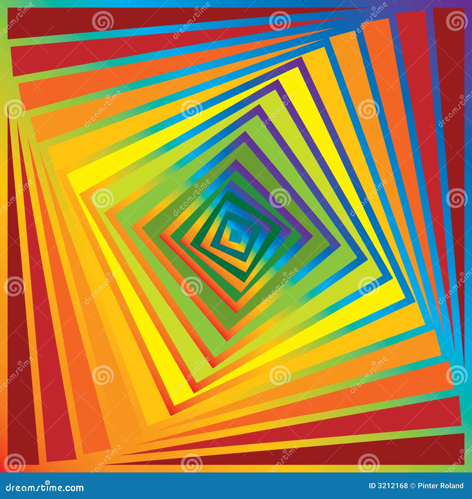 Rainbow pyramid stock vector. Illustration of geometry - 3212168