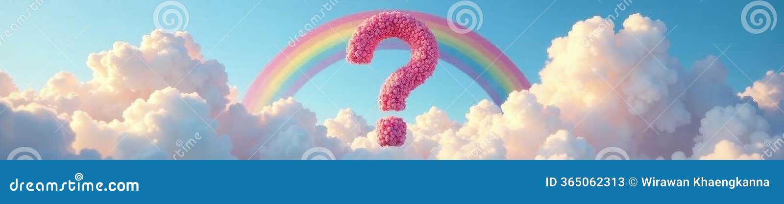 Rainbow Question Mark Pixel Box Icon. Clipart Image Cartoon Vector ...