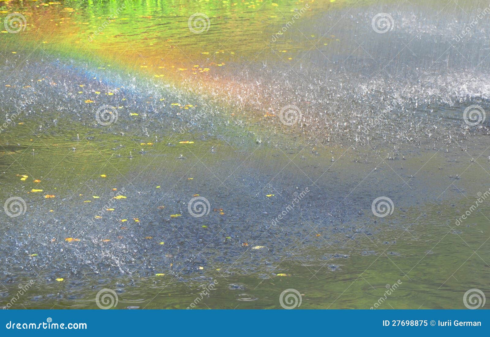 Rainbow Rain stock image. Image of shiny, appearance - 27698875