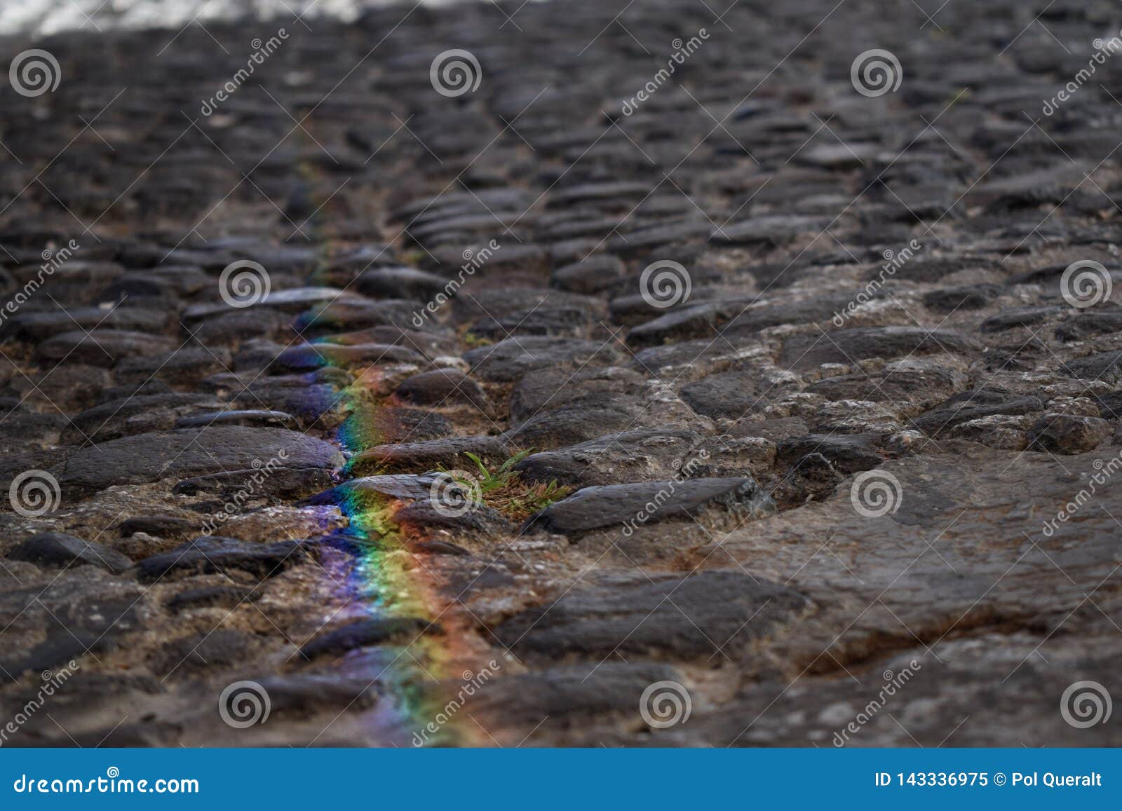 Rainbow stock image. Image of precious, santorini, greece - 143336975