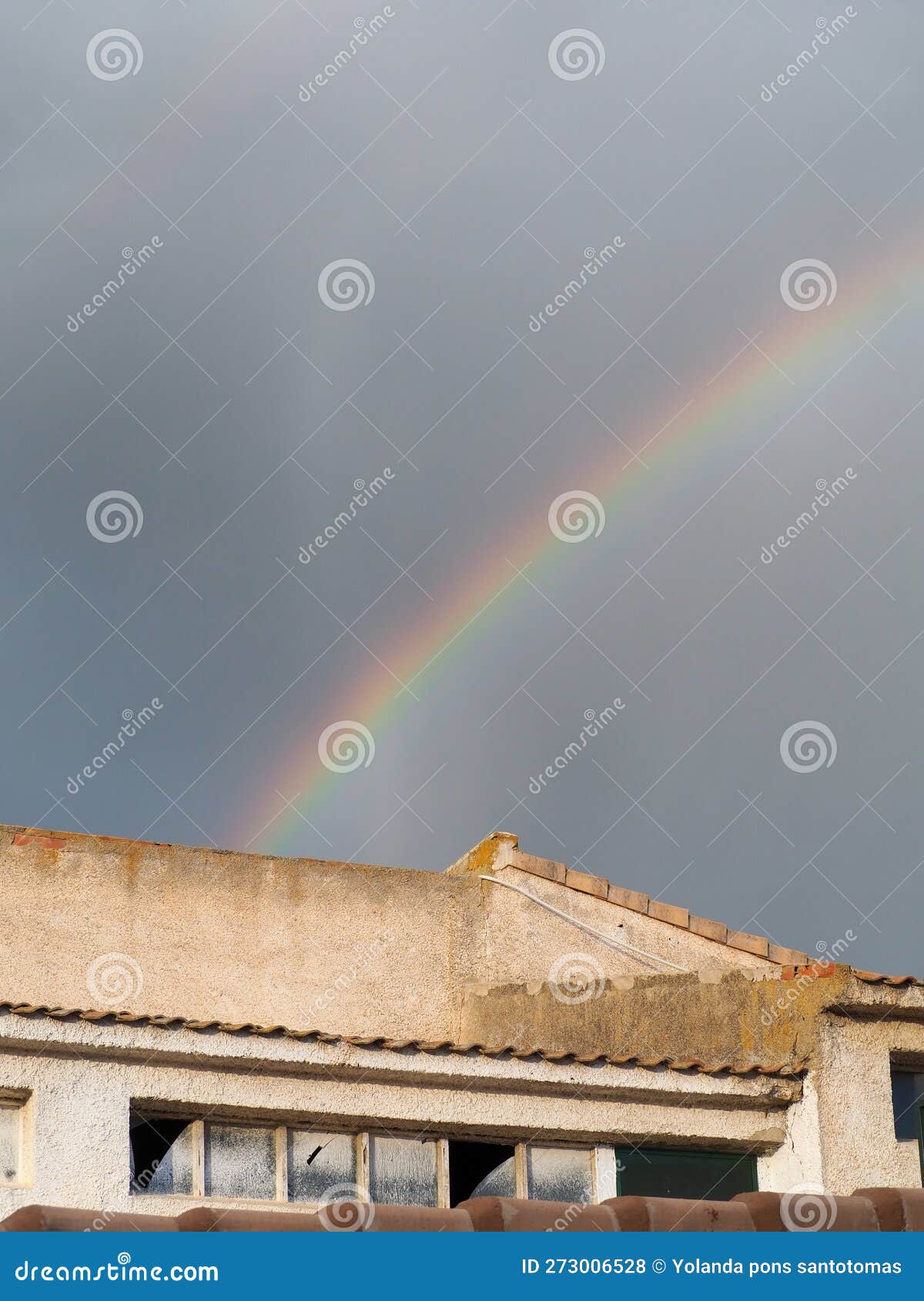 Rainbow after raining stock photo. Image of rainbow - 273006528