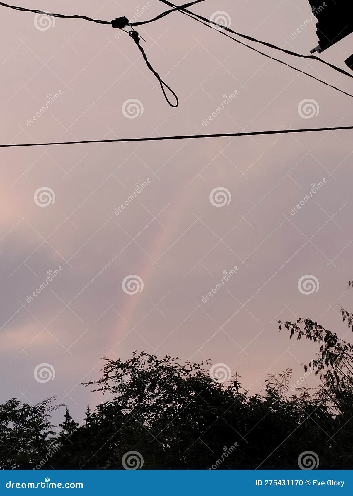 Rainbow after raining stock photo. Image of rainbow - 275431170