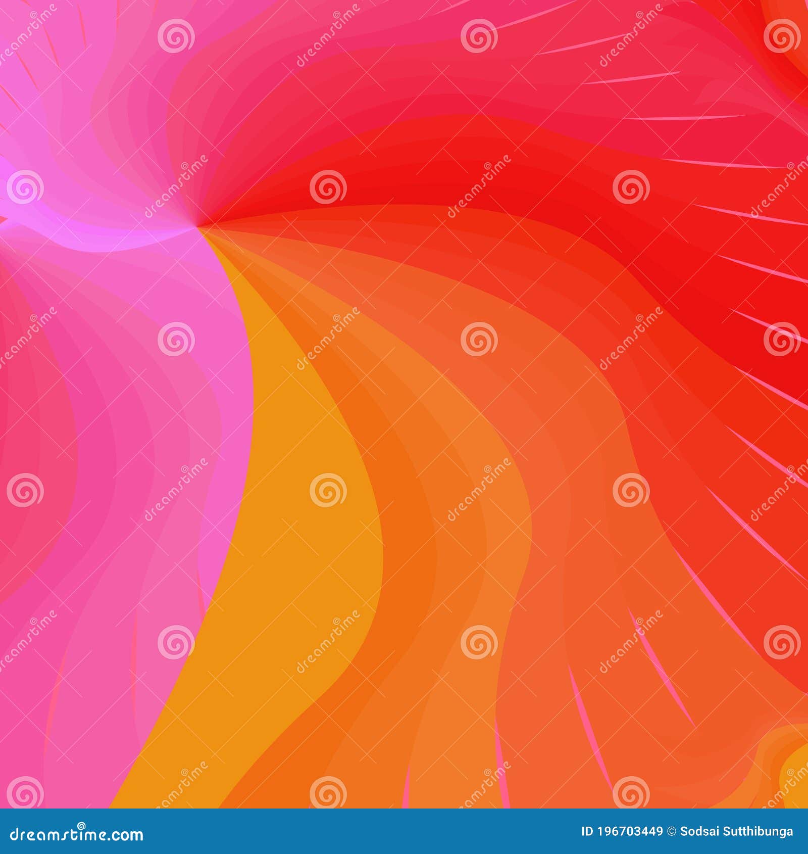 Rainbow Rays Fantasy Curve Colorful With Abstract Background Texture ...