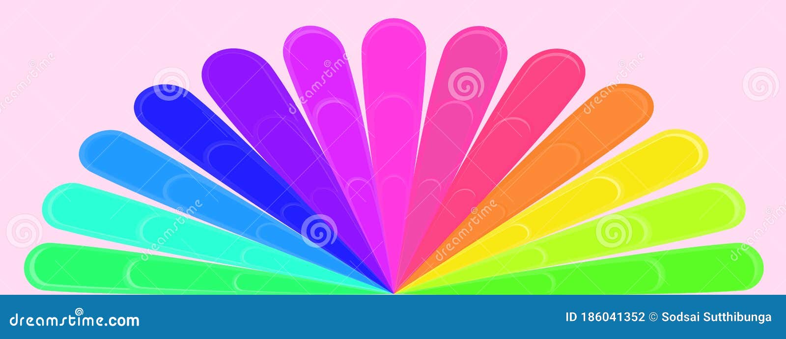 Rainbow Rays Sunshine Colorful Creative Texture with Abstract ...