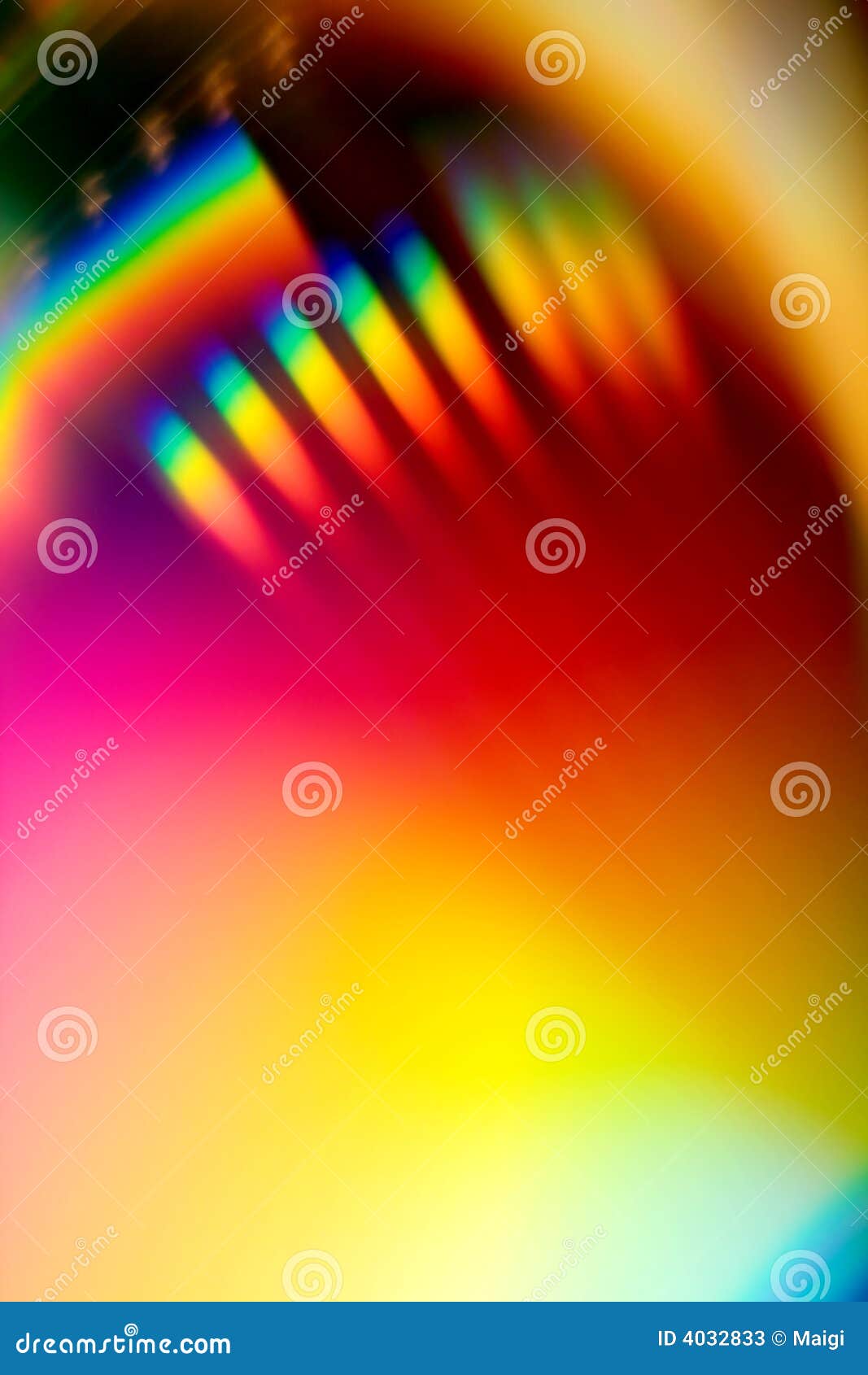 Rainbow reflection from CD stock image. Image of colorfully - 4032833