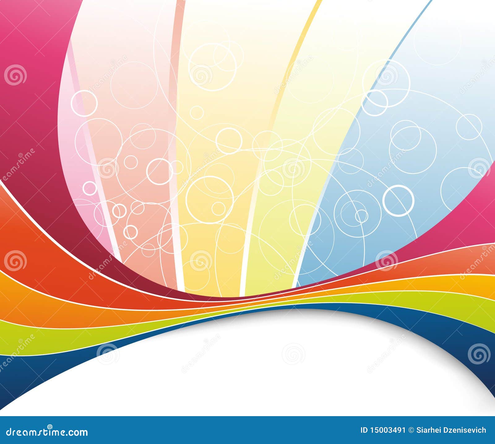Rainbow Refreshment - Abstract Background Stock Vector - Illustration ...