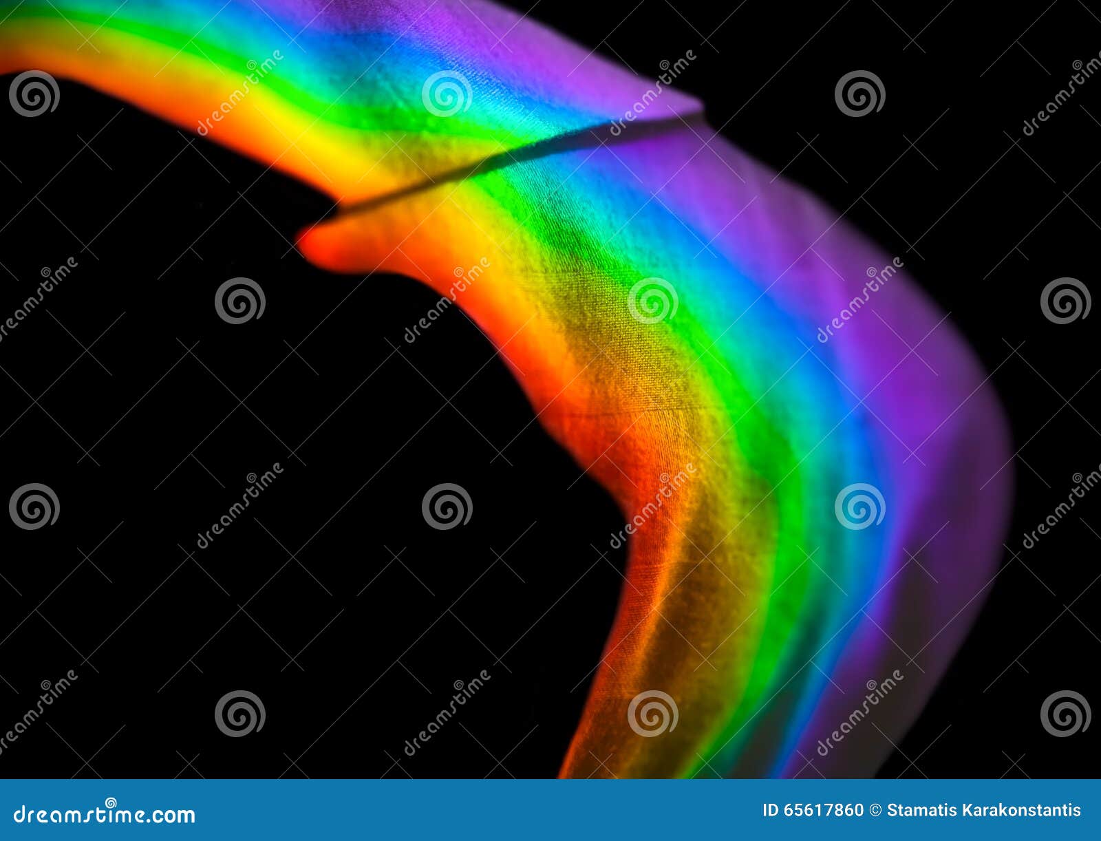 Rainbow ribbon stock photo. Image of black, colorful - 65617860