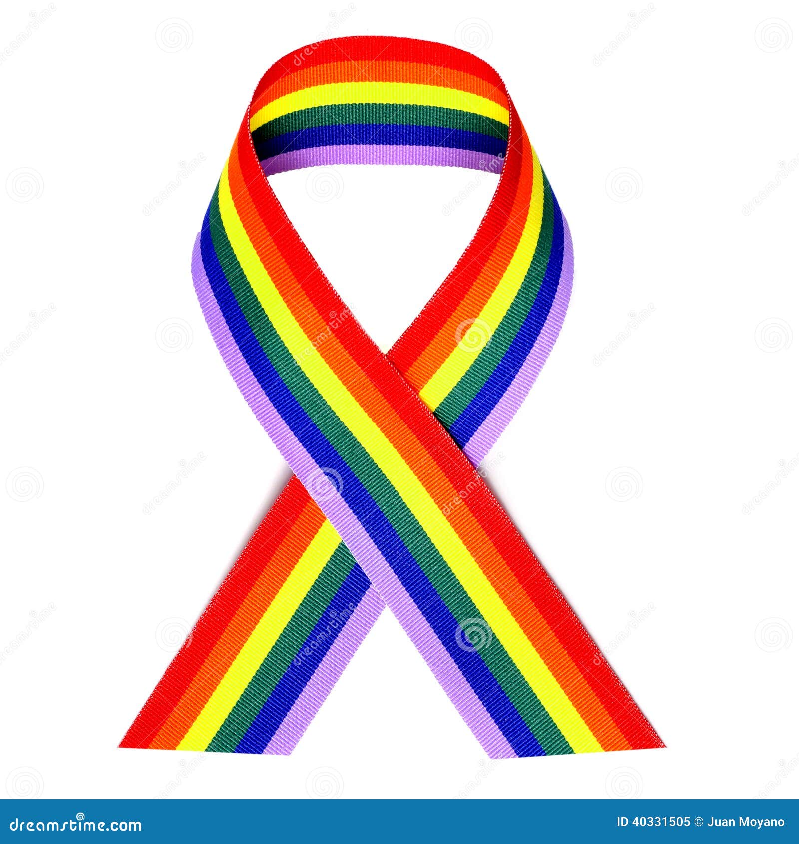 Rainbow ribbon stock image. Image of discrimination, respect - 40331505