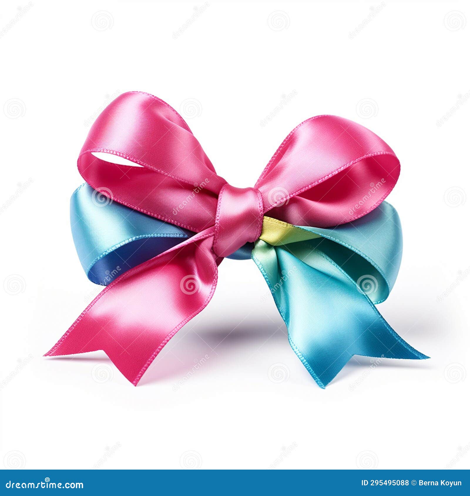 Rainbow Ribbon on White Background for Breast Cancer Awareness Stock ...