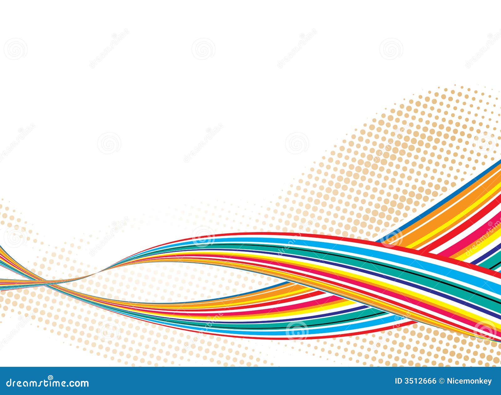 Rainbow ride flow stock vector. Illustration of abstract - 3512666