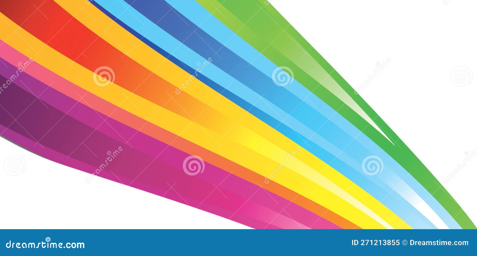 Rainbow road stock illustration. Illustration of design - 271213855