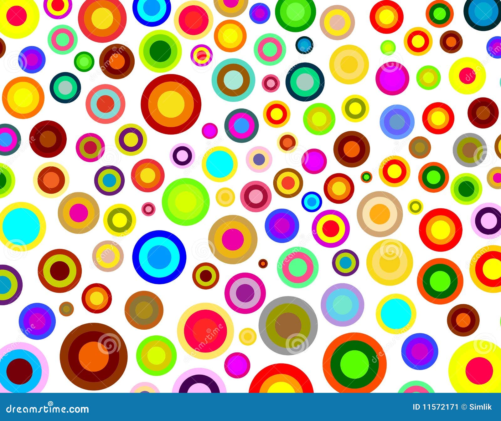 Rainbow rounds background stock vector. Illustration of background ...