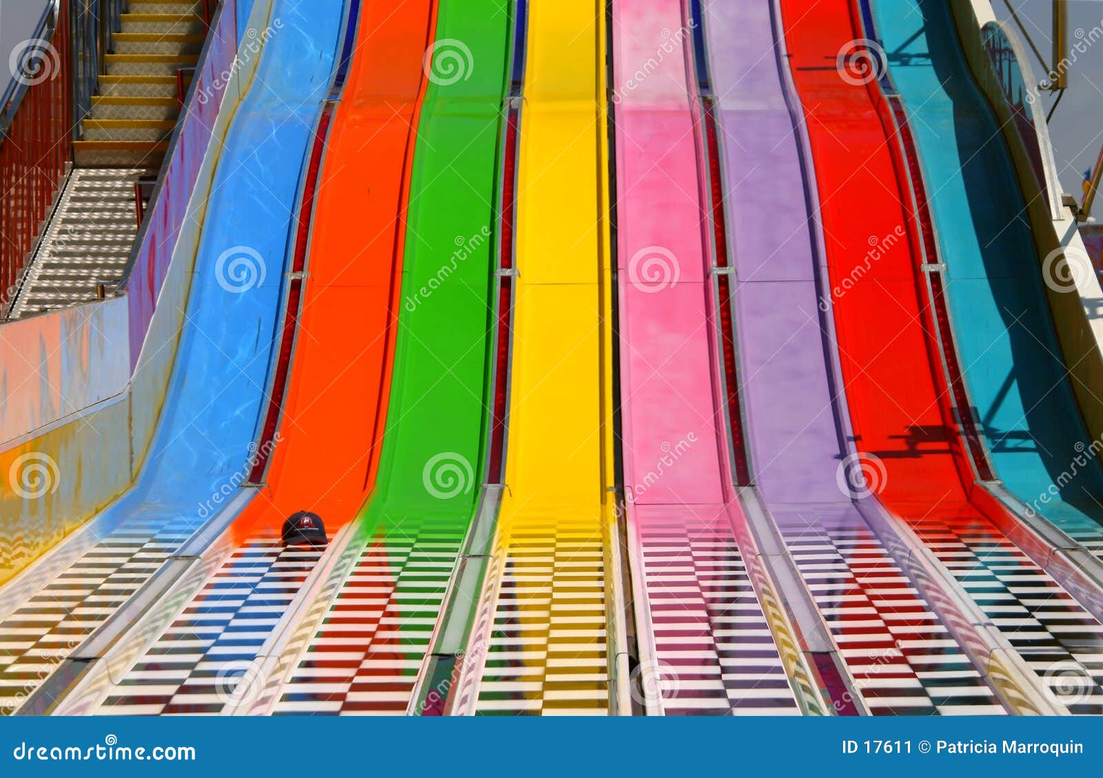 Rainbow Runner stock image. Image of slide, colors, rainbow - 17611