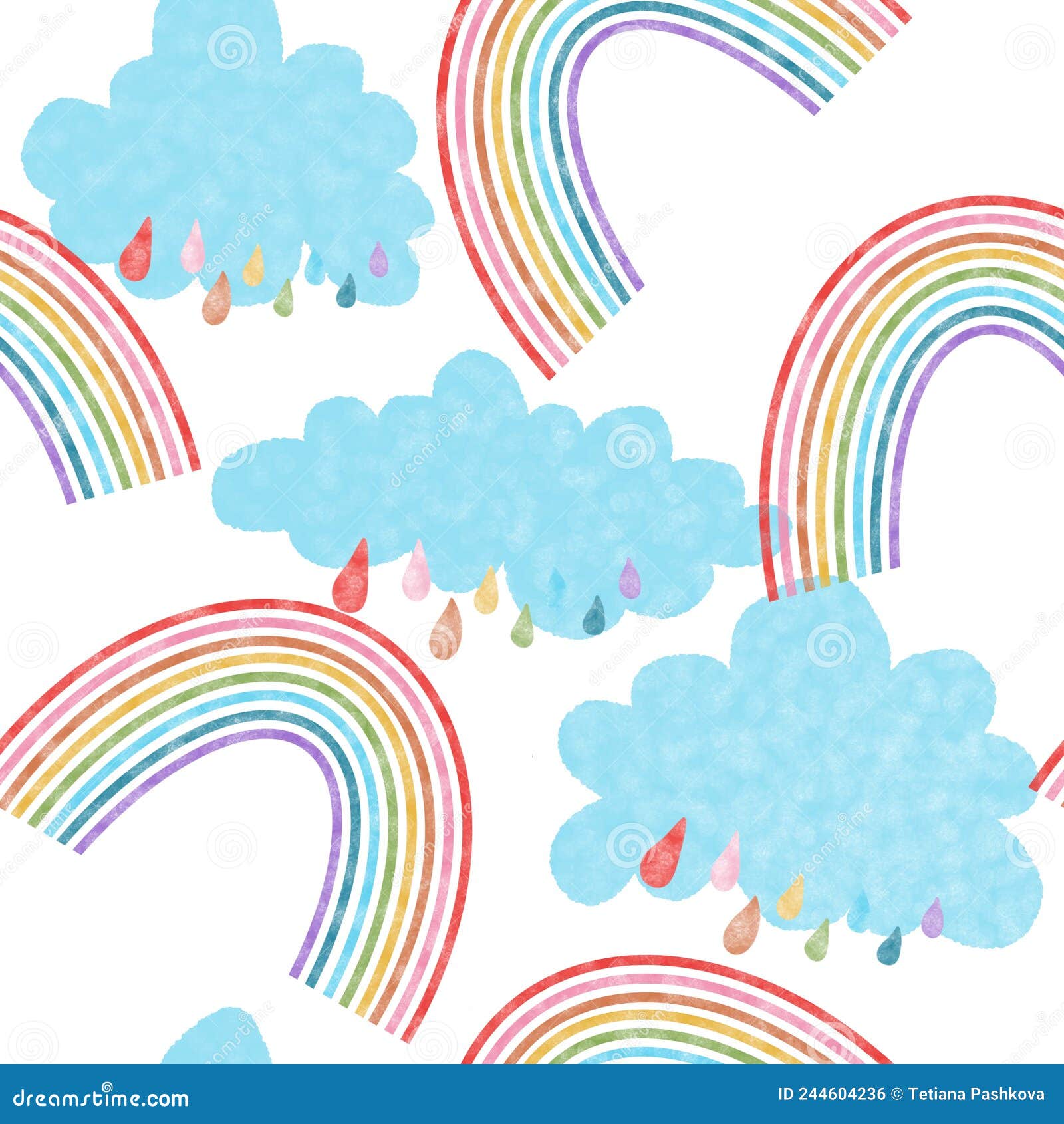 Rainbow Textiles Background Royalty-Free Stock Photo | CartoonDealer ...