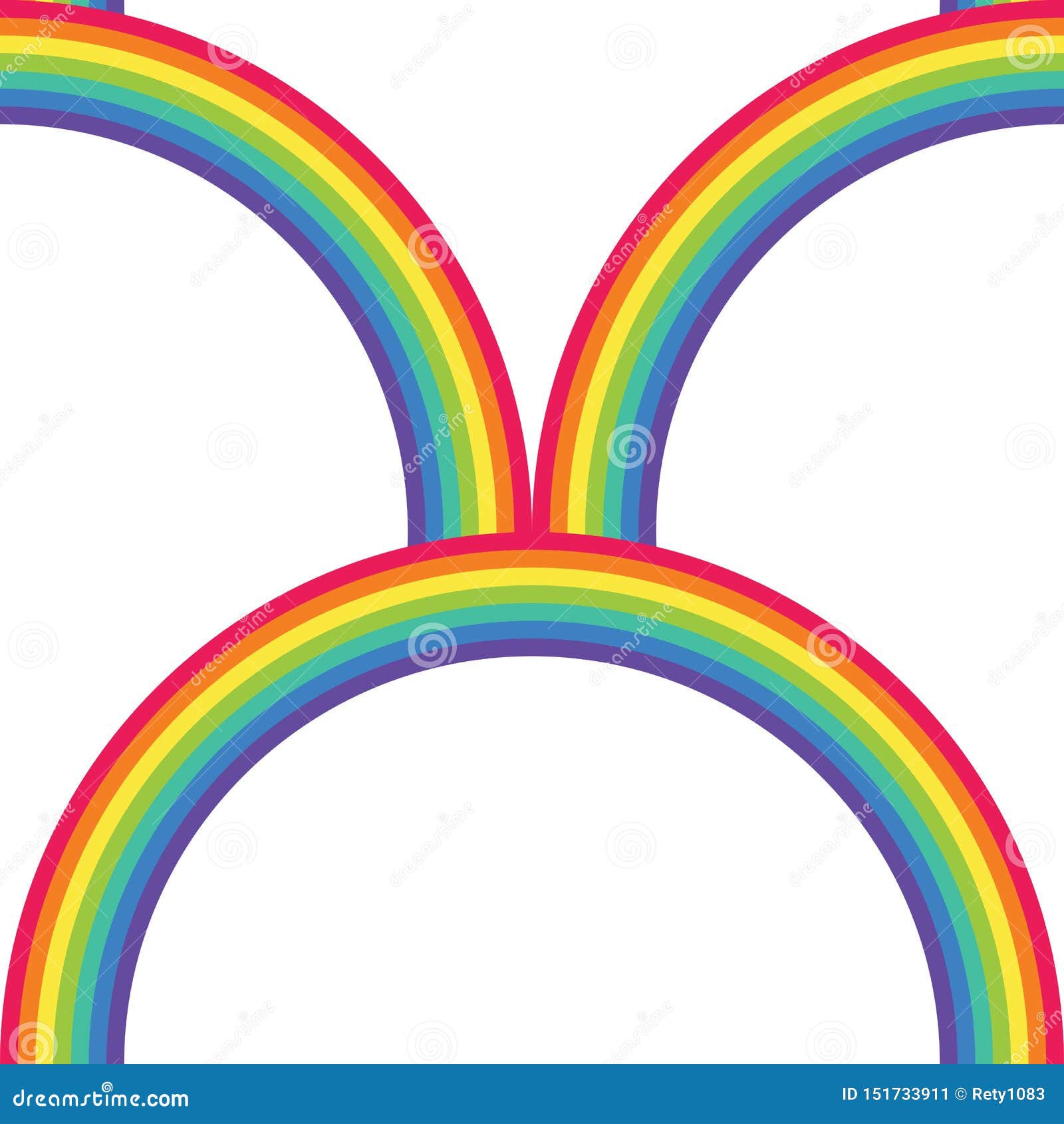 Rainbow Surface Patttern Rainbow Repeat Pattern for Textile Design ...