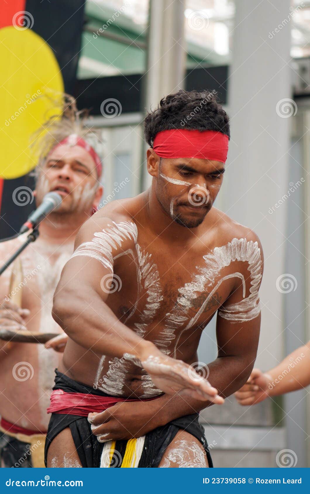 Rainbow Serpent Dreamtime Dance Editorial Stock Photo - Image of ...