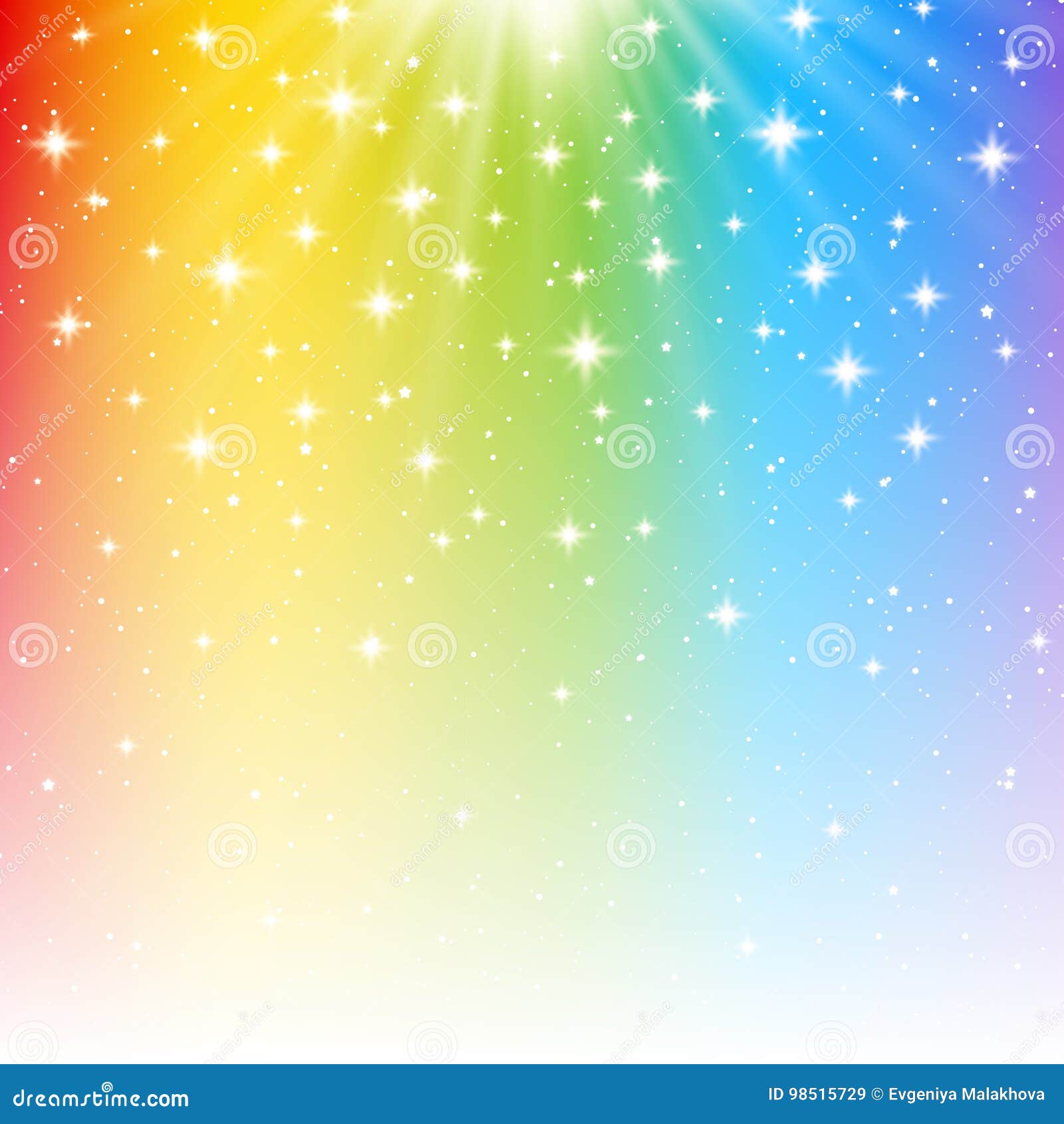 Rainbow Shiny Gradient Design Element On Transparent Background Vector ...