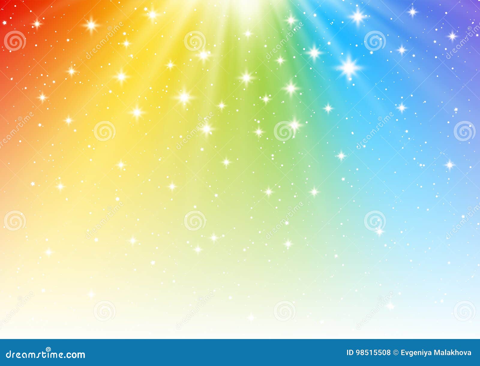 Rainbow Shiny Gradient Design Element On Transparent Background Vector ...