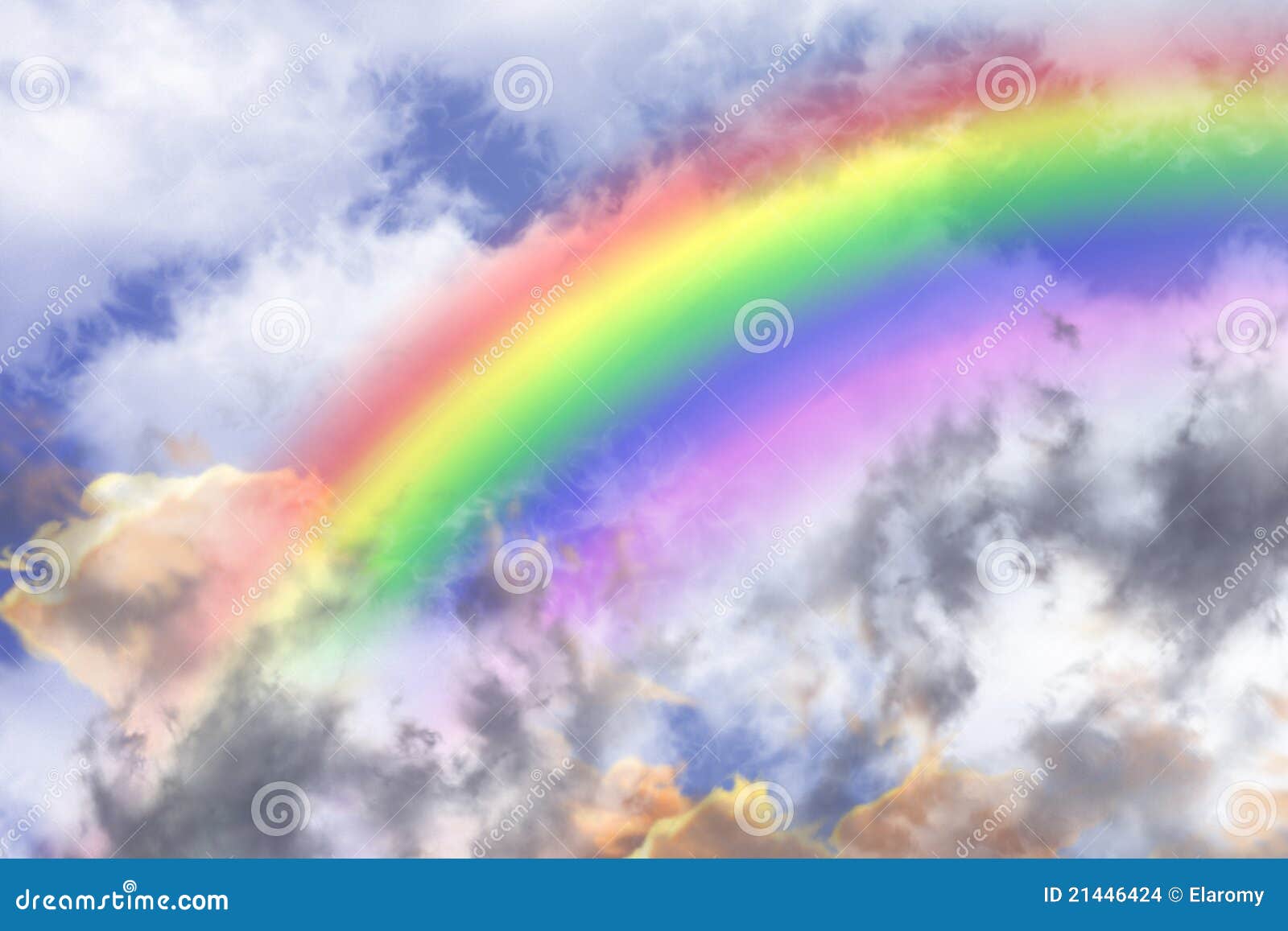 Rainbow - sign of hope stock photo. Image of colorful - 21446424