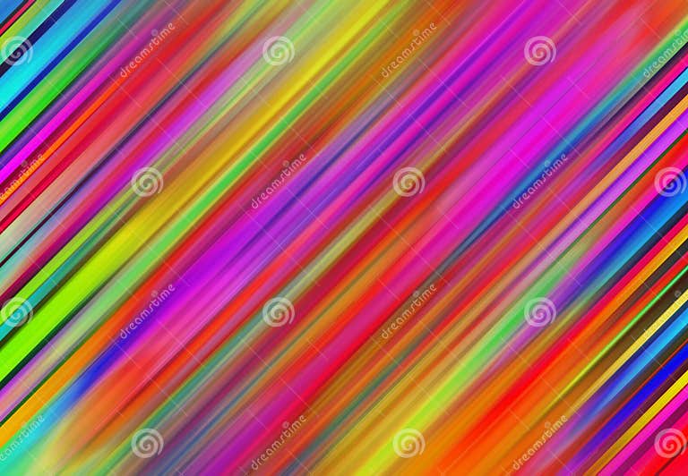 Rainbow Simple Tilted Parallel Lines Background and Pattern Abstract ...