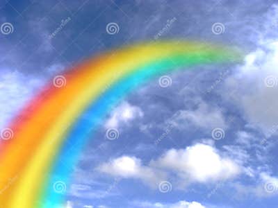 Rainbow in the sky stock image. Image of beautiful, cloudy - 10833231